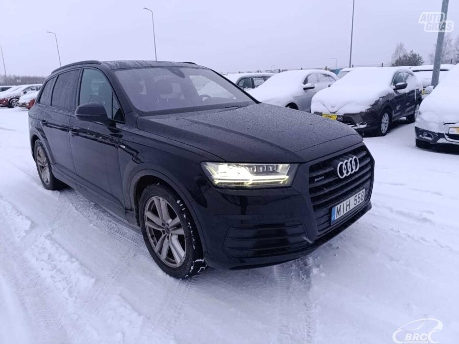 Black Audi Q7 2018 in Avizieniai, with an engine capacity of 3.00 L and mileage of 193 thousand km for 24900 €, photo 7 on AUTOMOTO.COM.LV