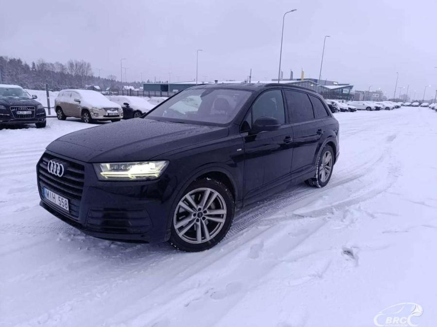 Melns Audi Q7 2018 Viļņa, ar dzinēja tilpumu 2.97 L un nobraukumu 193 tūkst. km par 24900 €, foto 1 vietnē AUTOMOTO.COM.LV