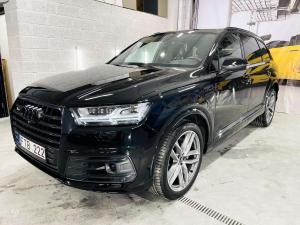 Black Audi Q7 2018 in Kaunas, with an engine capacity of 3.00 L and mileage of 100 thousand km for 34500 €, photo 6 on AUTOMOTO.COM.LV