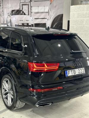 Black Audi Q7 2018 in Kaunas, with an engine capacity of 3.00 L and mileage of 100 thousand km for 34500 €, photo 10 on AUTOMOTO.COM.LV