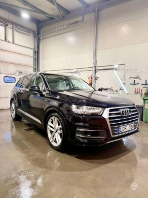 Melns Audi Q7 2018 Kauņa, ar dzinēja tilpumu 3.00 L un nobraukumu 110 tūkst. km par 29900 €, foto  vietnē AUTOMOTO.COM.LV