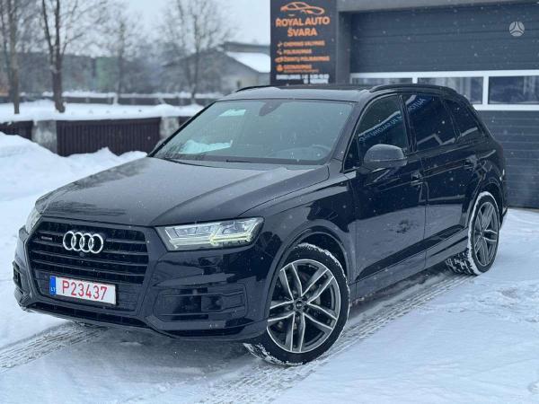 Black Audi Q7 2018 in Taurage, with an engine capacity of 3.00 L and mileage of 228 thousand km for 22900 €, photo 1 on AUTOMOTO.COM.LV