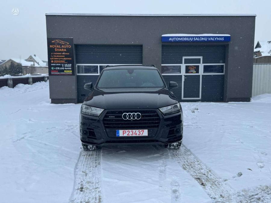 Melns Audi Q7 2018 Tauragė, ar dzinēja tilpumu 3.00 L un nobraukumu 228 tūkst. km par 22900 €, foto 9 vietnē AUTOMOTO.COM.LV