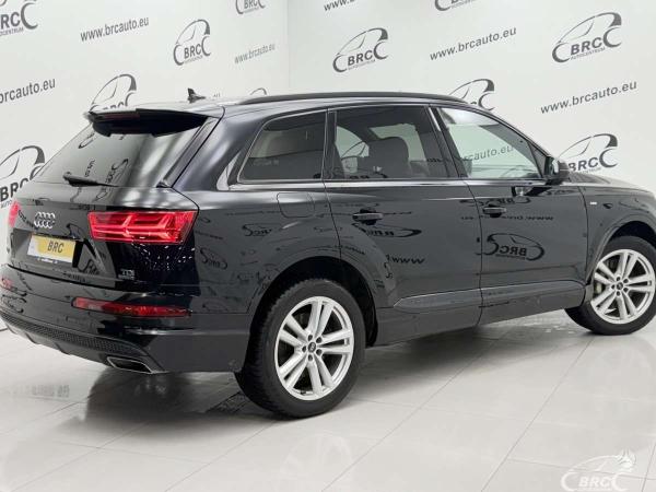 Melns Audi Q7 2018 Viļņa, ar dzinēja tilpumu 2.97 L un nobraukumu 193 tūkst. km par 23500 €, foto 3 vietnē AUTOMOTO.COM.LV