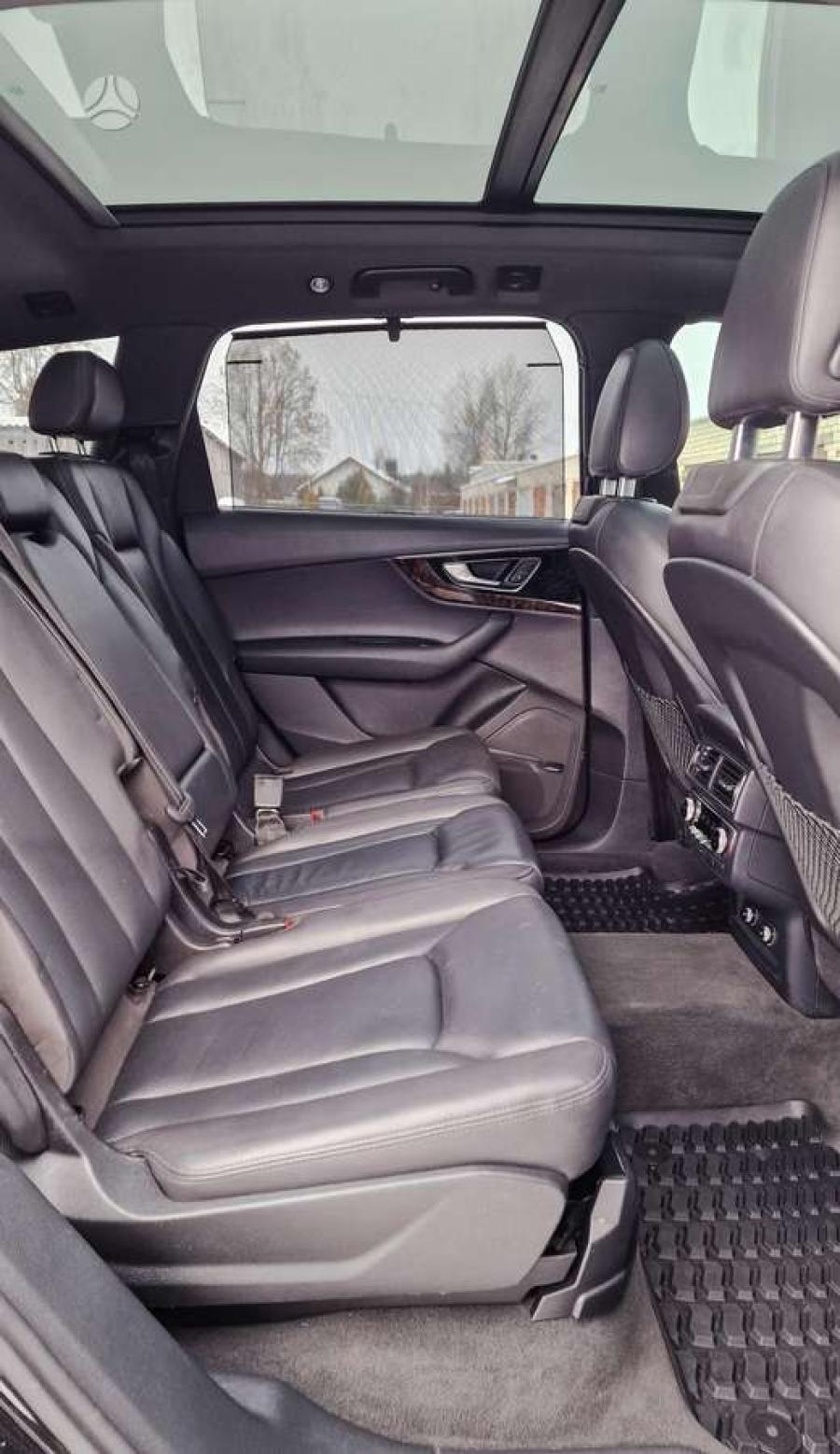 Melns Audi Q7 2018 Mažeikiai, ar dzinēja tilpumu 3.00 L un nobraukumu 259 tūkst. km par 15900 €, foto 16 vietnē AUTOMOTO.COM.LV