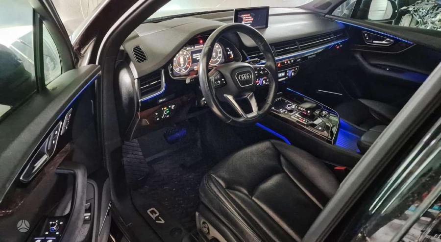 Melns Audi Q7 2018 Mažeikiai, ar dzinēja tilpumu 3.00 L un nobraukumu 259 tūkst. km par 15900 €, foto 23 vietnē AUTOMOTO.COM.LV