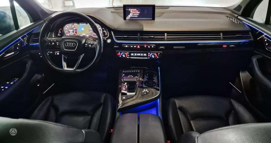 Melns Audi Q7 2018 Mažeikiai, ar dzinēja tilpumu 3.00 L un nobraukumu 259 tūkst. km par 15900 €, foto 24 vietnē AUTOMOTO.COM.LV