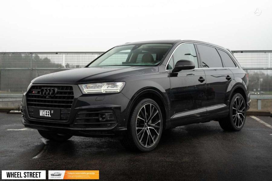 Melns Audi Q7 2018 Viļņa, ar dzinēja tilpumu 3.00 L un nobraukumu 199 tūkst. km par 23950 €, foto 1 vietnē AUTOMOTO.COM.LV