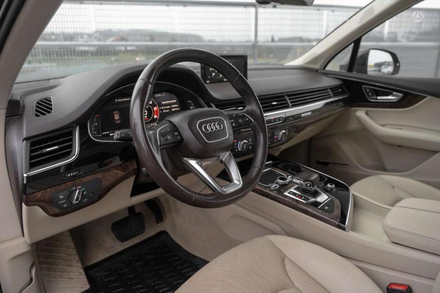 Melns Audi Q7 2018 Viļņa, ar dzinēja tilpumu 3.00 L un nobraukumu 199 tūkst. km par 23950 €, foto 14 vietnē AUTOMOTO.COM.LV