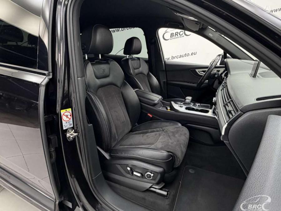 Black Audi Q7 2018 in Vilnius, with an engine capacity of 2.97 L and mileage of 193 thousand km for 22500 €, photo 8 on AUTOMOTO.COM.LV