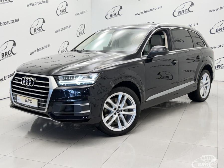 Melns Audi Q7 2018 Avižieniai, ar dzinēja tilpumu 3.00 L un nobraukumu 140 tūkst. km par 24900 €, foto 1 vietnē AUTOMOTO.COM.LV
