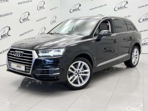 Melns Audi Q7 2018 Viļņa, ar dzinēja tilpumu 3.00 L un nobraukumu 140 tūkst. km par 23500 €, foto  vietnē AUTOMOTO.COM.LV
