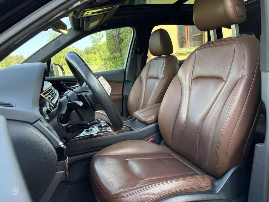 Melns Audi Q7 2018 Ukmergė, ar dzinēja tilpumu 3.00 L un nobraukumu 133 tūkst. km par 8300 €, foto 12 vietnē AUTOMOTO.COM.LV