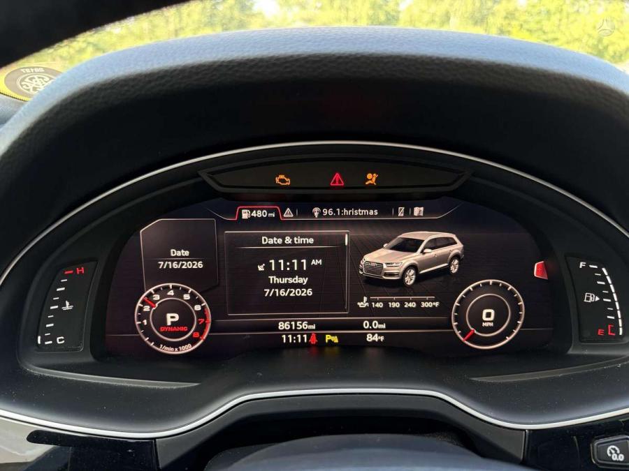 Melns Audi Q7 2018 Ukmergė, ar dzinēja tilpumu 3.00 L un nobraukumu 133 tūkst. km par 8300 €, foto 13 vietnē AUTOMOTO.COM.LV
