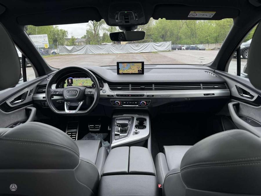 Melns Audi Q7 2018 Panevēža, ar dzinēja tilpumu 2.97 L un nobraukumu 188 tūkst. km par 27400 €, foto 6 vietnē AUTOMOTO.COM.LV