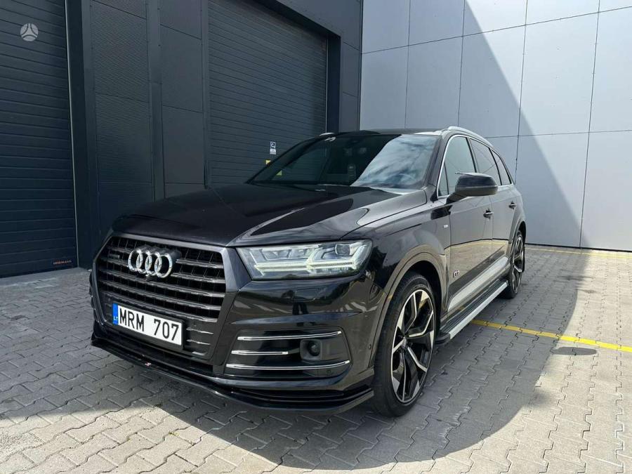 Melns Audi Q7 2018 Klaipėda, ar dzinēja tilpumu 3.00 L un nobraukumu 125 tūkst. km par 26800 €, foto 31 vietnē AUTOMOTO.COM.LV