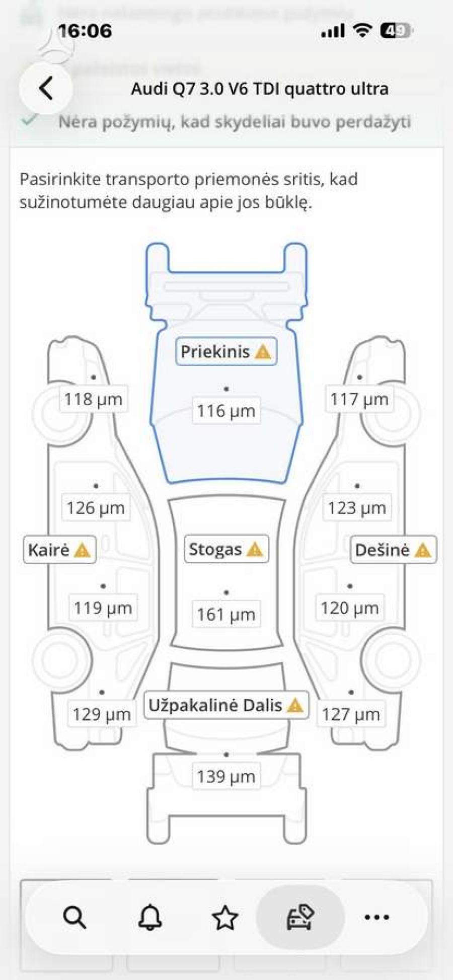 Черный Ауди Ку 7 2018 в Пренай, объемом двигателя 2.97 л и пробегом 256 тыс. км за 19200 €, фото 35 на AUTOMOTO.COM.LV