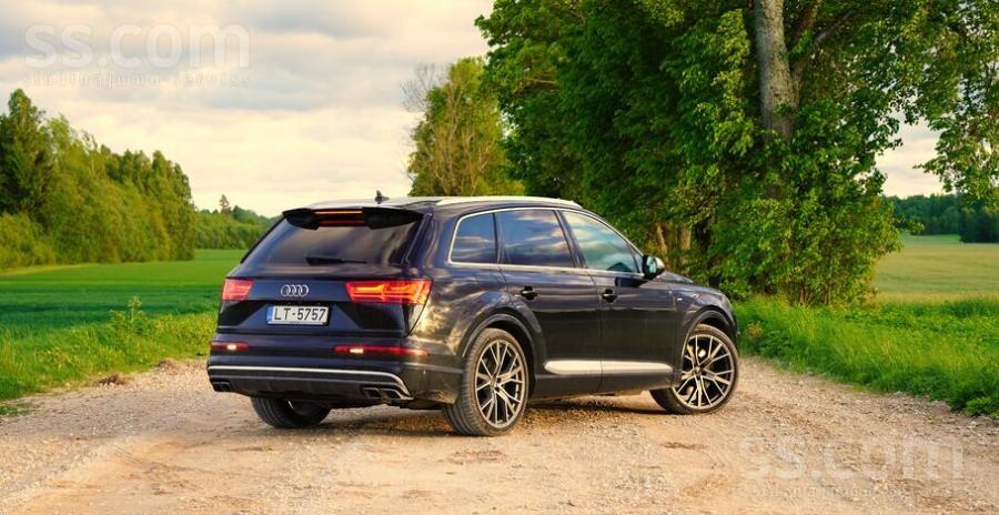 Melns Audi Q7 2018 Cēsis, ar dzinēja tilpumu 4.00 L un nobraukumu 320 tūkst. km par 34690 €, foto 5 vietnē AUTOMOTO.COM.LV
