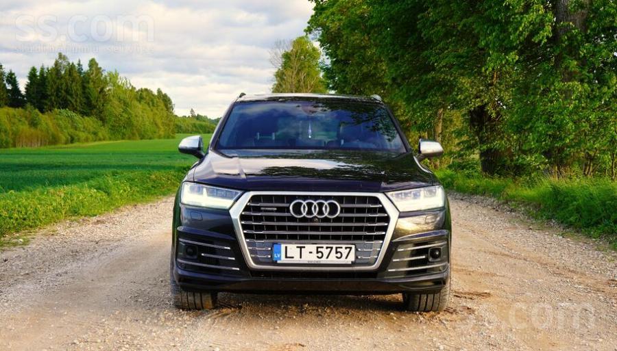 Melns Audi Q7 2018 Cēsis, ar dzinēja tilpumu 4.00 L un nobraukumu 320 tūkst. km par 34690 €, foto 6 vietnē AUTOMOTO.COM.LV