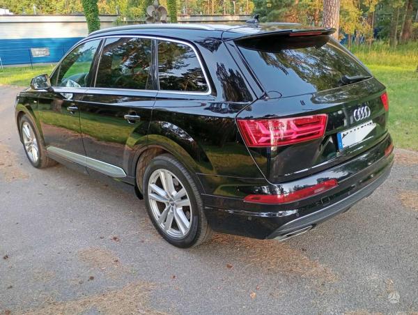 Melns Audi Q7 2018 Kauņa, ar dzinēja tilpumu 3.00 L un nobraukumu 265 tūkst. km par 25900 €, foto 7 vietnē AUTOMOTO.COM.LV