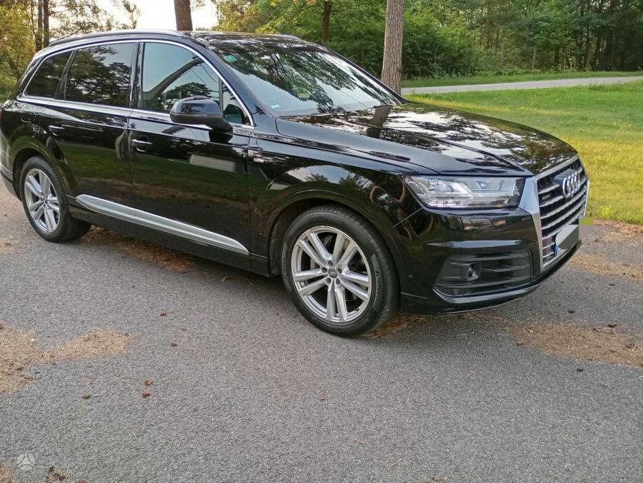 Melns Audi Q7 2018 Kauņa, ar dzinēja tilpumu 3.00 L un nobraukumu 265 tūkst. km par 25900 €, foto 12 vietnē AUTOMOTO.COM.LV