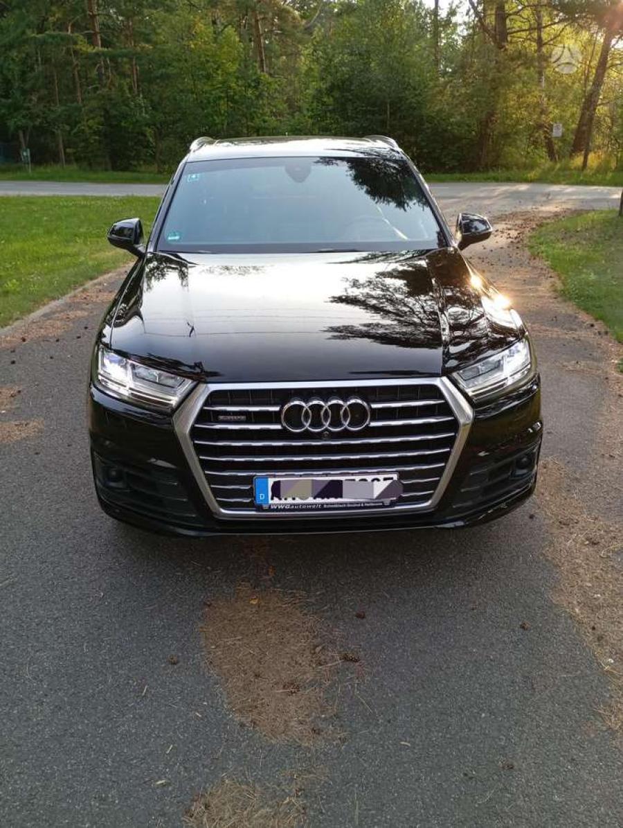 Melns Audi Q7 2018 Kauņa, ar dzinēja tilpumu 3.00 L un nobraukumu 265 tūkst. km par 25900 €, foto 13 vietnē AUTOMOTO.COM.LV