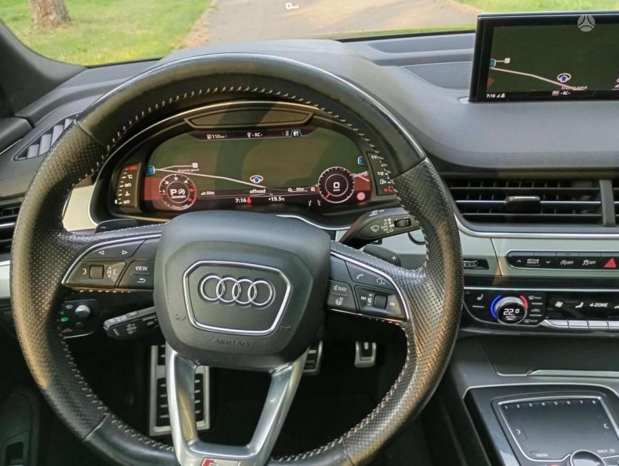 Melns Audi Q7 2018 Kauņa, ar dzinēja tilpumu 3.00 L un nobraukumu 265 tūkst. km par 25900 €, foto 37 vietnē AUTOMOTO.COM.LV
