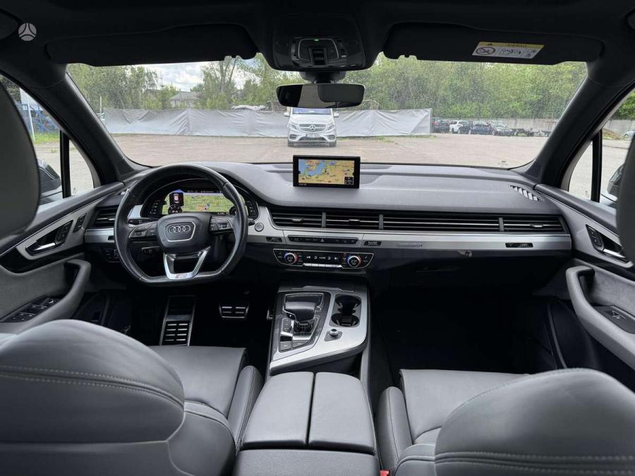 Melns Audi Q7 2018 Panevēža, ar dzinēja tilpumu 2.97 L un nobraukumu 188 tūkst. km par 27400 €, foto 6 vietnē AUTOMOTO.COM.LV
