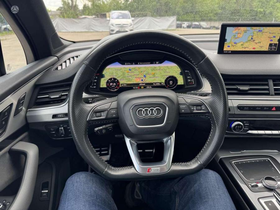 Melns Audi Q7 2018 Panevēža, ar dzinēja tilpumu 2.97 L un nobraukumu 188 tūkst. km par 27400 €, foto 7 vietnē AUTOMOTO.COM.LV