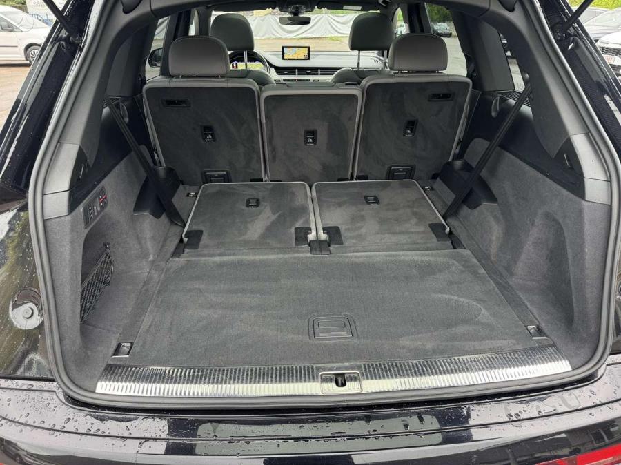 Melns Audi Q7 2018 Panevēža, ar dzinēja tilpumu 2.97 L un nobraukumu 188 tūkst. km par 27400 €, foto 21 vietnē AUTOMOTO.COM.LV
