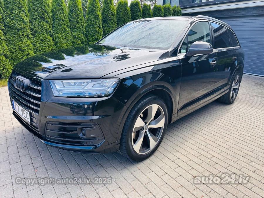 Melns Audi Q7 2018 Tallina, ar dzinēja tilpumu 3.00 L un nobraukumu 229 tūkst. km par 27900 €, foto 1 vietnē AUTOMOTO.COM.LV