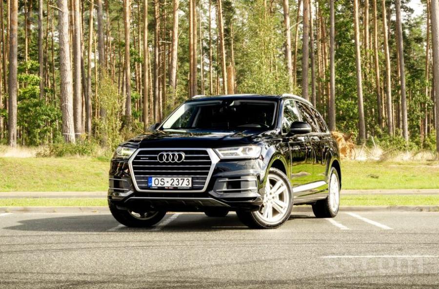 Melns Audi Q7 2018 Rīga, ar dzinēja tilpumu 3.00 L un nobraukumu 260 tūkst. km par 20490 €, foto 1 vietnē AUTOMOTO.COM.LV