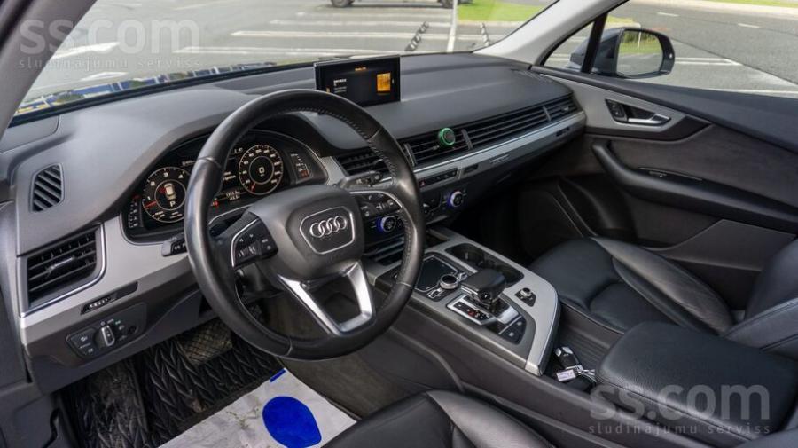 Melns Audi Q7 2018 Rīga, ar dzinēja tilpumu 3.00 L un nobraukumu 260 tūkst. km par 20490 €, foto 11 vietnē AUTOMOTO.COM.LV