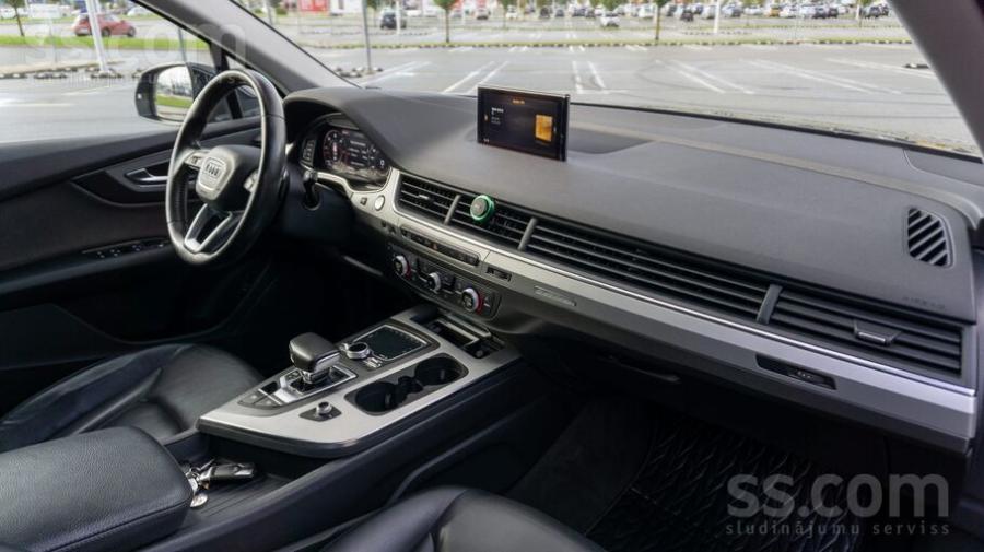 Melns Audi Q7 2018 Rīga, ar dzinēja tilpumu 3.00 L un nobraukumu 260 tūkst. km par 20490 €, foto 12 vietnē AUTOMOTO.COM.LV