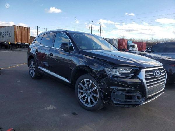 Black Audi Q7 2019 in Vilnius, with an engine capacity of 3.00 L and mileage of 99 thousand km for 14200 €, photo 4 on AUTOMOTO.COM.LV