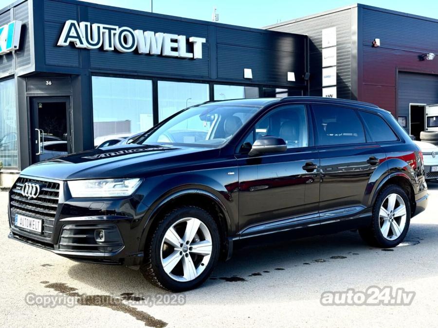 Black Audi Q7 2019 in Tallinn, with an engine capacity of 3.00 L and mileage of 143 thousand km for 34900 €, photo 1 on AUTOMOTO.COM.LV
