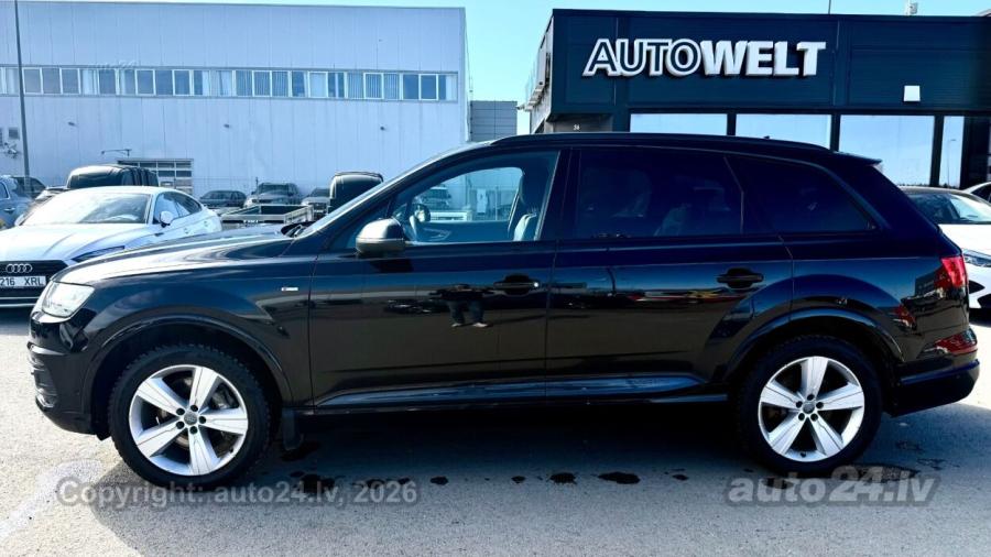 Black Audi Q7 2019 in Tallinn, with an engine capacity of 3.00 L and mileage of 143 thousand km for 34900 €, photo 7 on AUTOMOTO.COM.LV