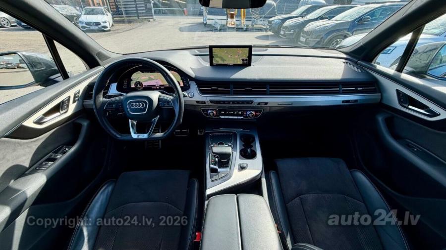 Black Audi Q7 2019 in Tallinn, with an engine capacity of 3.00 L and mileage of 143 thousand km for 34900 €, photo 12 on AUTOMOTO.COM.LV