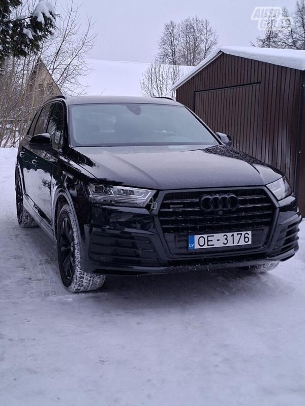 Black Audi Q7 2019 in Zarasai, with an engine capacity of 3.00 L and mileage of 200 thousand km for 30000 €, photo 8 on AUTOMOTO.COM.LV
