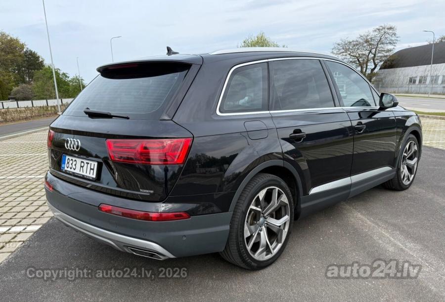 Melns Audi Q7 2019 Tallina, ar dzinēja tilpumu 3.00 L un nobraukumu 214 tūkst. km par 29700 €, foto 5 vietnē AUTOMOTO.COM.LV
