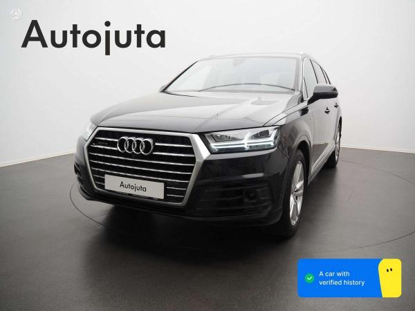 Melns Audi Q7 2019 Viļņa, ar dzinēja tilpumu 2.97 L un nobraukumu 136 tūkst. km par 29500 €, foto 1 vietnē AUTOMOTO.COM.LV