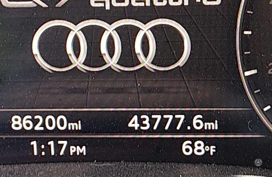 Black Audi Q7 2019 in Vilnius, with an engine capacity of 1.98 L and mileage of 70 thousand km for 9800 €, photo 14 on AUTOMOTO.COM.LV