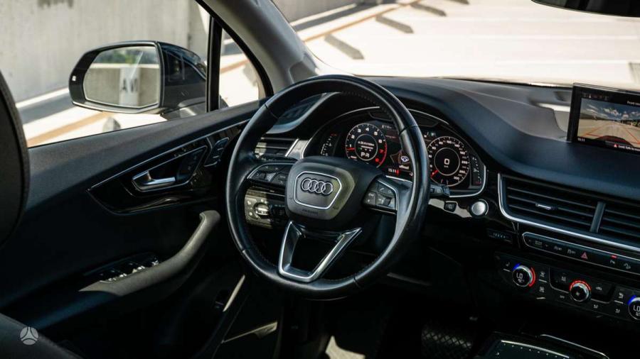 Melns Audi Q7 2019 Viļņa, ar dzinēja tilpumu 3.00 L un nobraukumu 127 tūkst. km par 30900 €, foto 5 vietnē AUTOMOTO.COM.LV