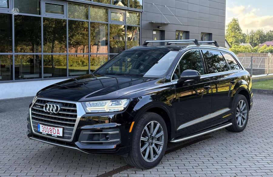 Melns Audi Q7 2019 Šilalė, ar dzinēja tilpumu 3.00 L un nobraukumu 155 tūkst. km par 21500 €, foto 1 vietnē AUTOMOTO.COM.LV