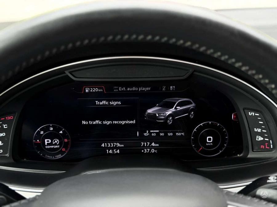 Black Audi Q7 2019 in Vilnius, with an engine capacity of 2.97 L and mileage of 413 thousand km for 21500 €, photo 34 on AUTOMOTO.COM.LV