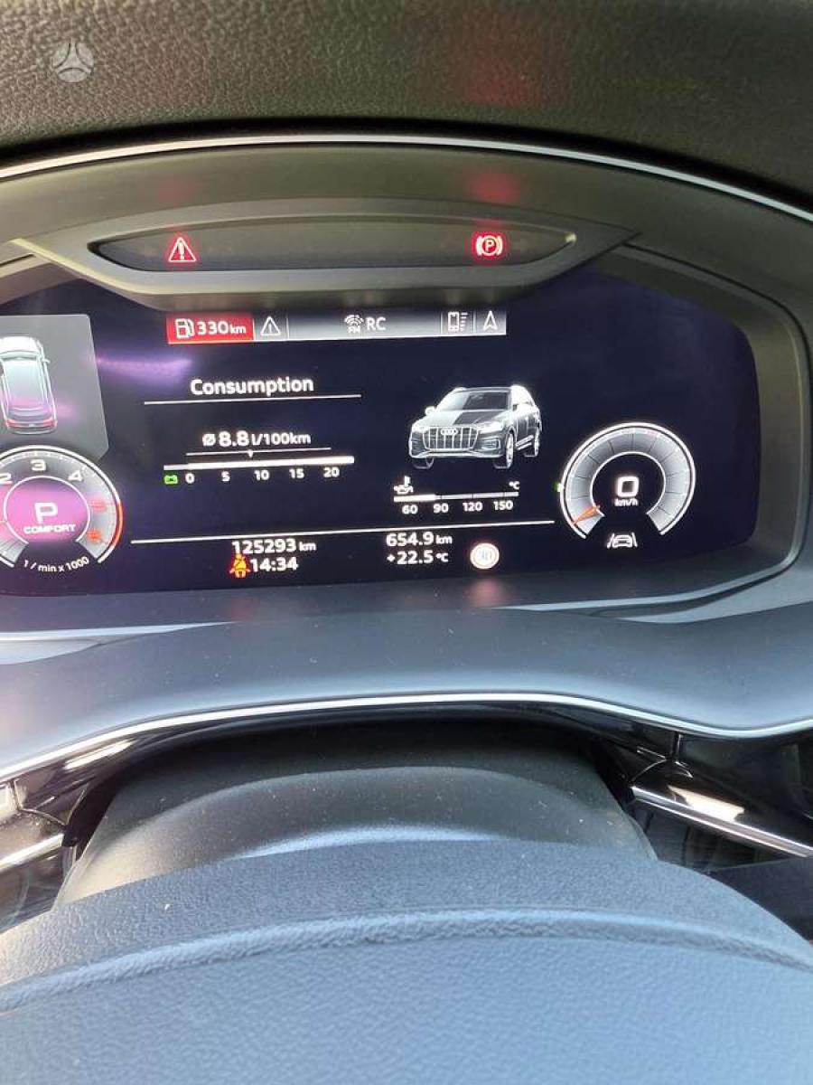 Melns Audi Q7 2019 Varėna, ar dzinēja tilpumu 2.97 L un nobraukumu 125 tūkst. km par 48000 €, foto 22 vietnē AUTOMOTO.COM.LV