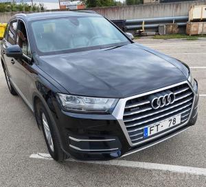 Black Audi Q7 2019 in Riga, with an engine capacity of 3.00 L and mileage of 216 thousand km for 29100 €, photo  on AUTOMOTO.COM.LV