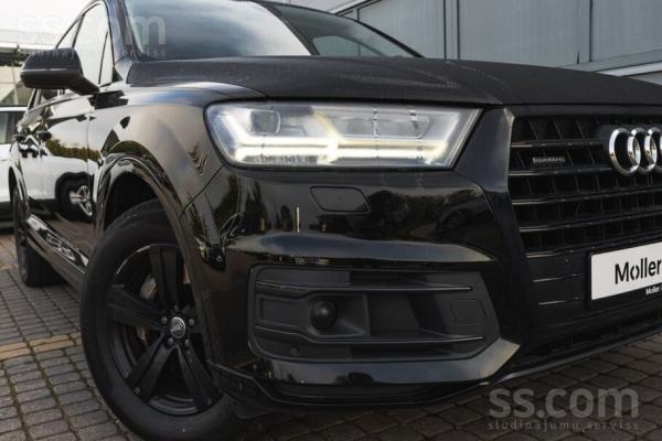 Audi Q7 2019 Ventspils vietnē Melns Audi Q7 2019 Ventspils, ar dzinēja tilpumu 3.00 L un nobraukumu 235 tūkst. km par 25900 €, foto 10 vietnē AUTOMOTO.COM.LV