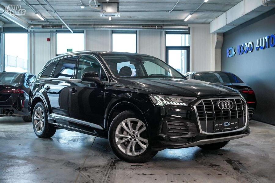 Melns Audi Q7 2020 Marijampole, ar dzinēja tilpumu 3.00 L un nobraukumu 113 tūkst. km par 46650 €, foto 1 vietnē AUTOMOTO.COM.LV