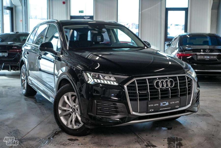 Melns Audi Q7 2020 Marijampole, ar dzinēja tilpumu 3.00 L un nobraukumu 113 tūkst. km par 46650 €, foto 2 vietnē AUTOMOTO.COM.LV